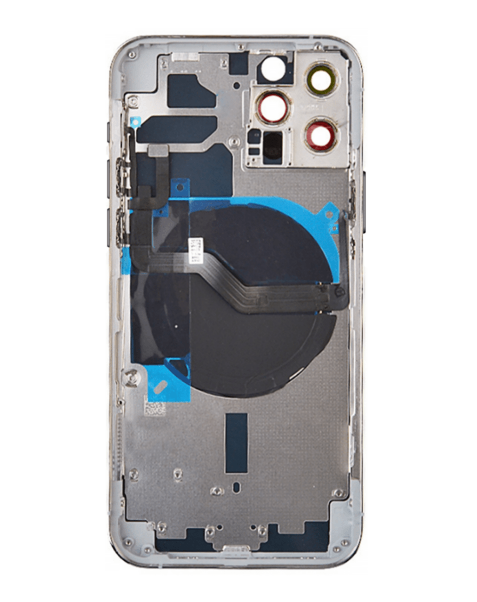 Tapa trasera con componentes pequenos preinstalados iPhone 12 Pro (Pla ...