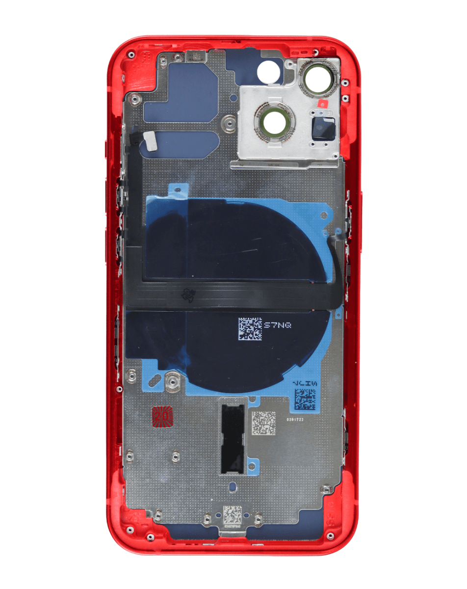 Tapa trasera con componentes pequenos preinstalados iPhone 13 (NO LOGO ...