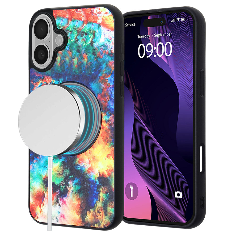 Case de diseno printing con carga inalambrica Apple iPhone 16 Plus COL ...