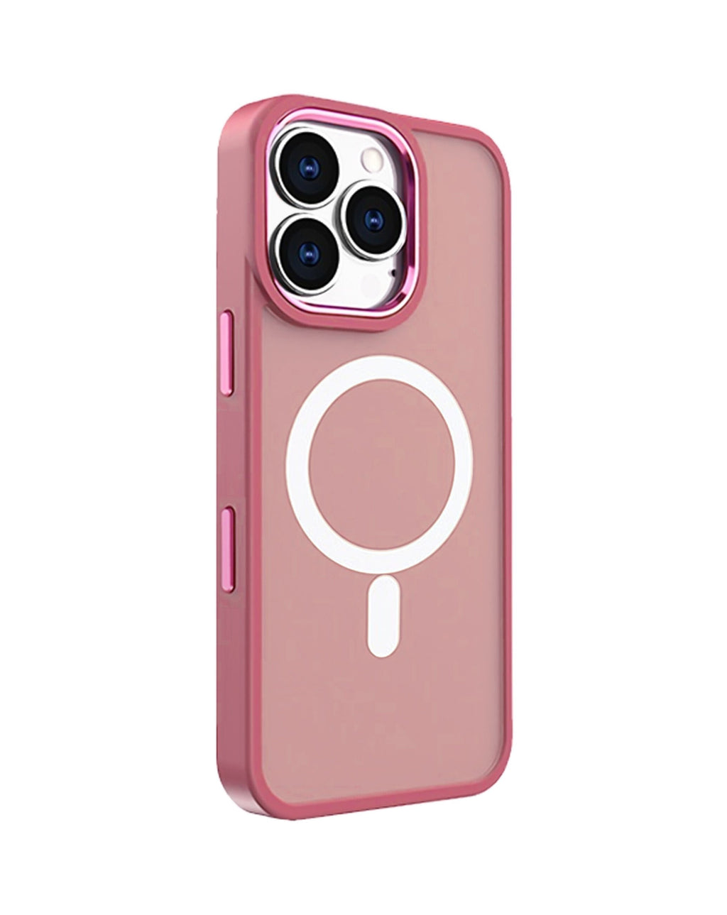Case de carga magnetica inalambrica iPhone 16 Pro (PINK) – Celovendo Xela
