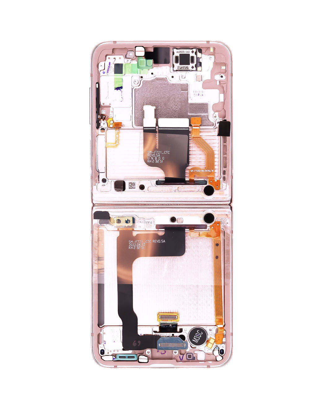 Pantalla OLED con marco Galaxy Z Flip 4 F721 (PINK GOLD) – Celovendo Xela