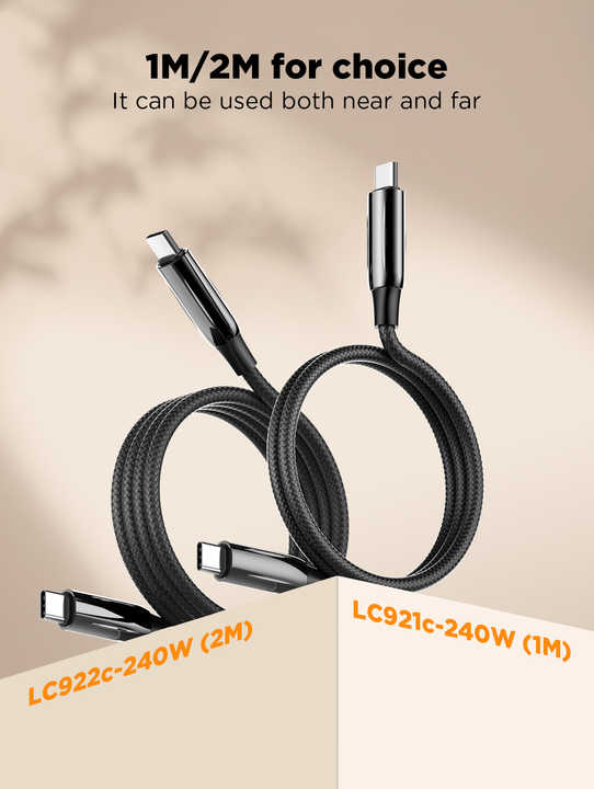 Puerto de carga LDNIO LC921-240W PD-3.1 USB C-C de carga rapida (Negro ...