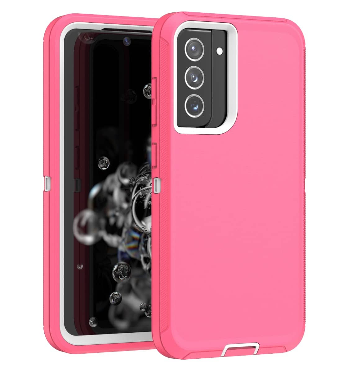 Funda Heavy Duty Galaxy S20 FE (HOT PINK & WHITE) – Celovendo Xela